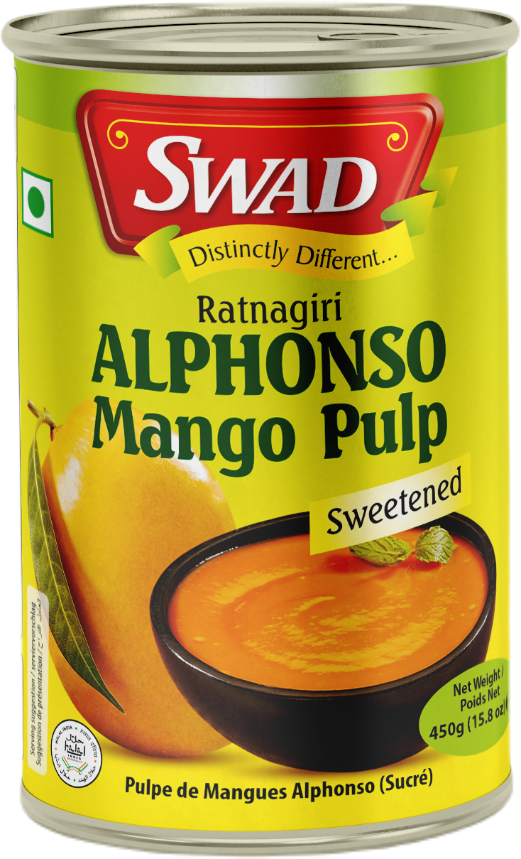 SWAD Alphonso Mango Pulp 450g – swad.shop
